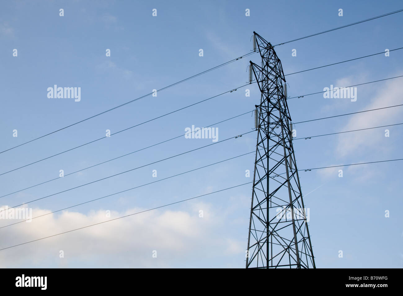 British Electricity Pylon Stock Photo - Alamy