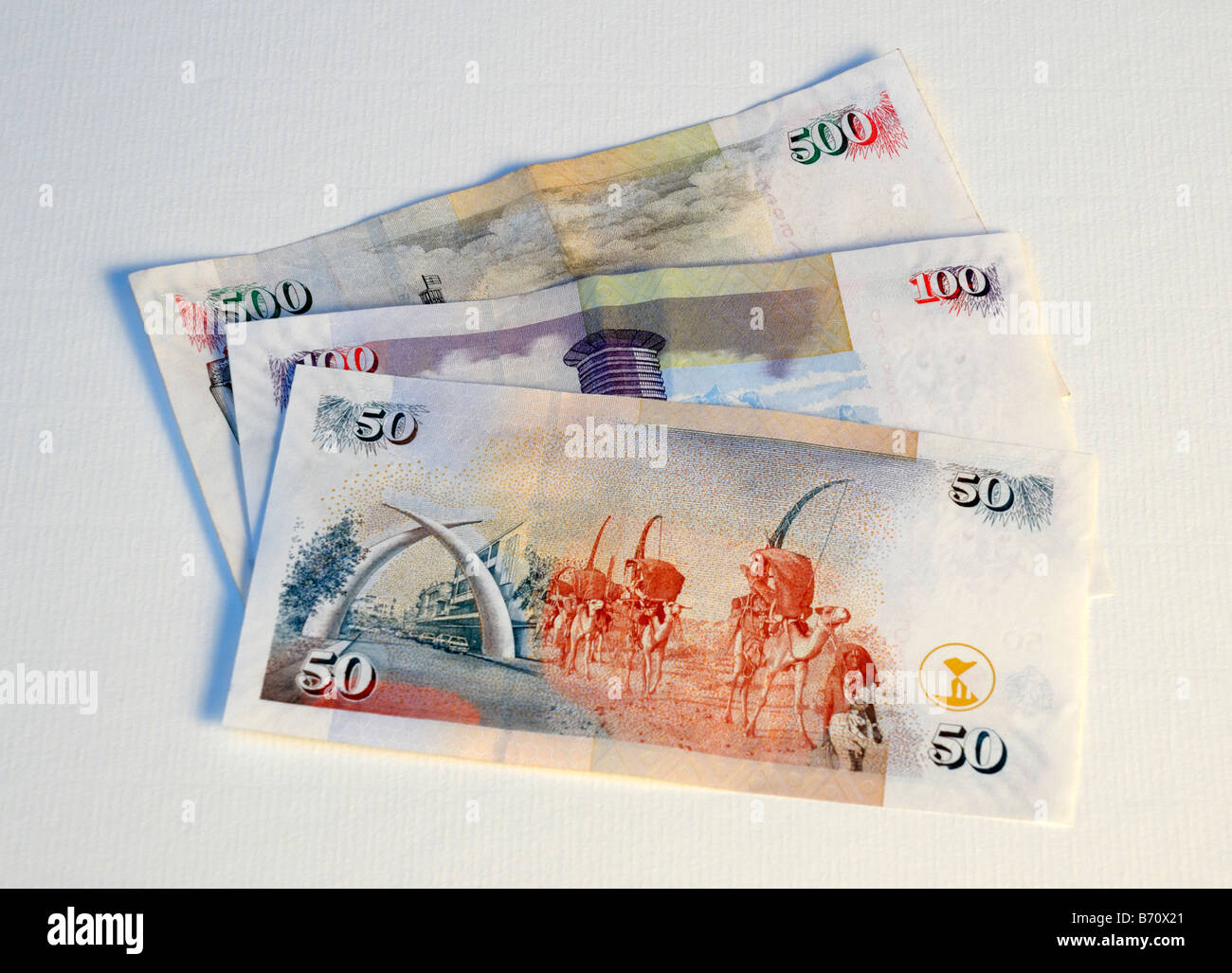 Kenya Shilling Currency Bank Notes Stock Photo - Alamy