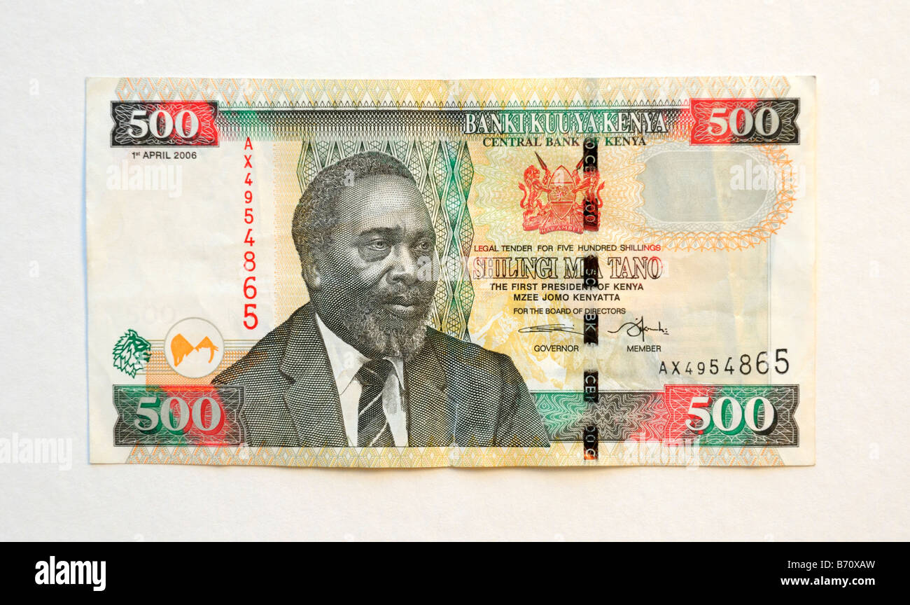 Kenyan shilling notes hi-res stock photography and images - Alamy