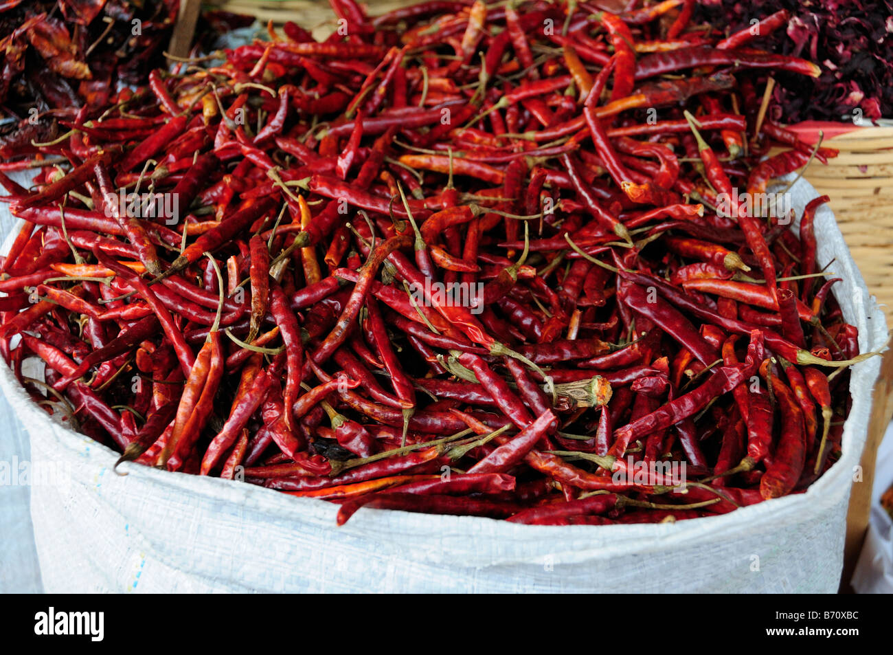 Mexico market chilli hi-res stock photography and images - Alamy