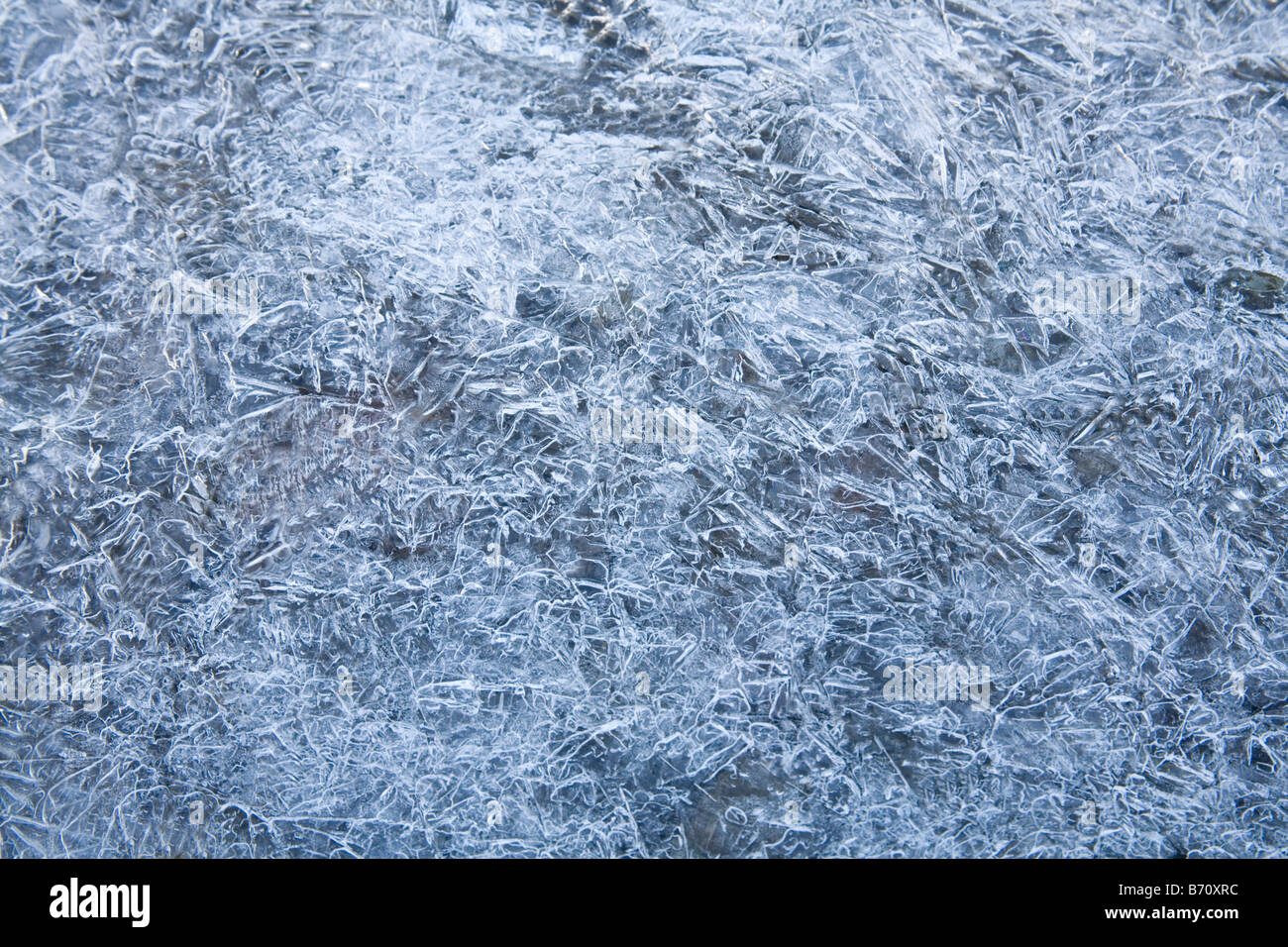 Close Up Ice patterns Stock Photo - Alamy