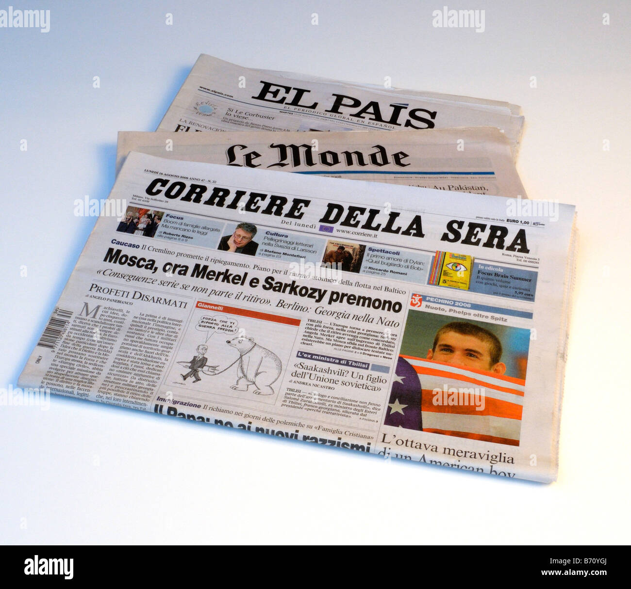 Daily news paper cover hi-res stock photography and images - Alamy
