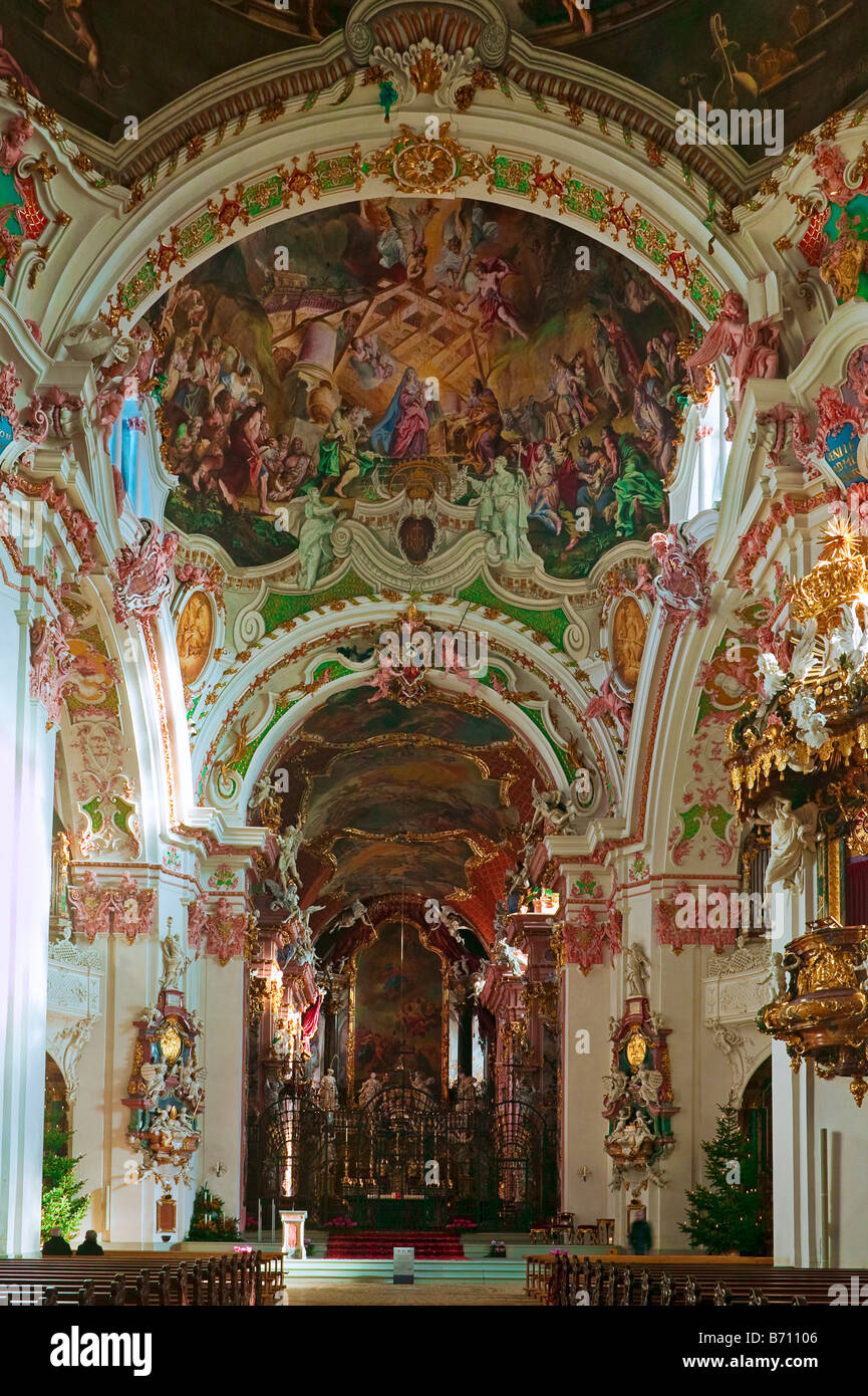MONASTERY OF EINSIEDELN SWISS Stock Photo - Alamy