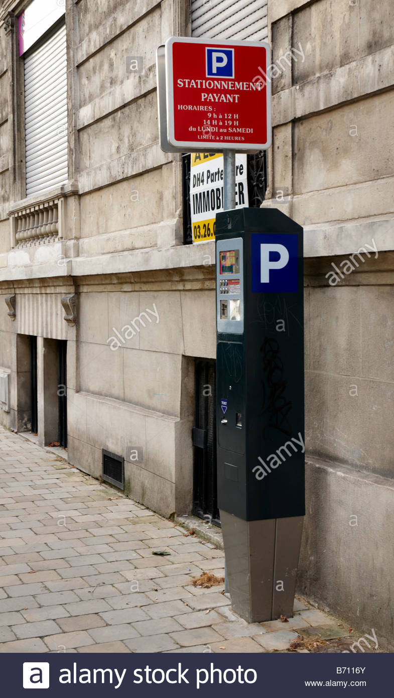 Ticket Machine Or Parking Meter High Resolution Stock Photography and ...