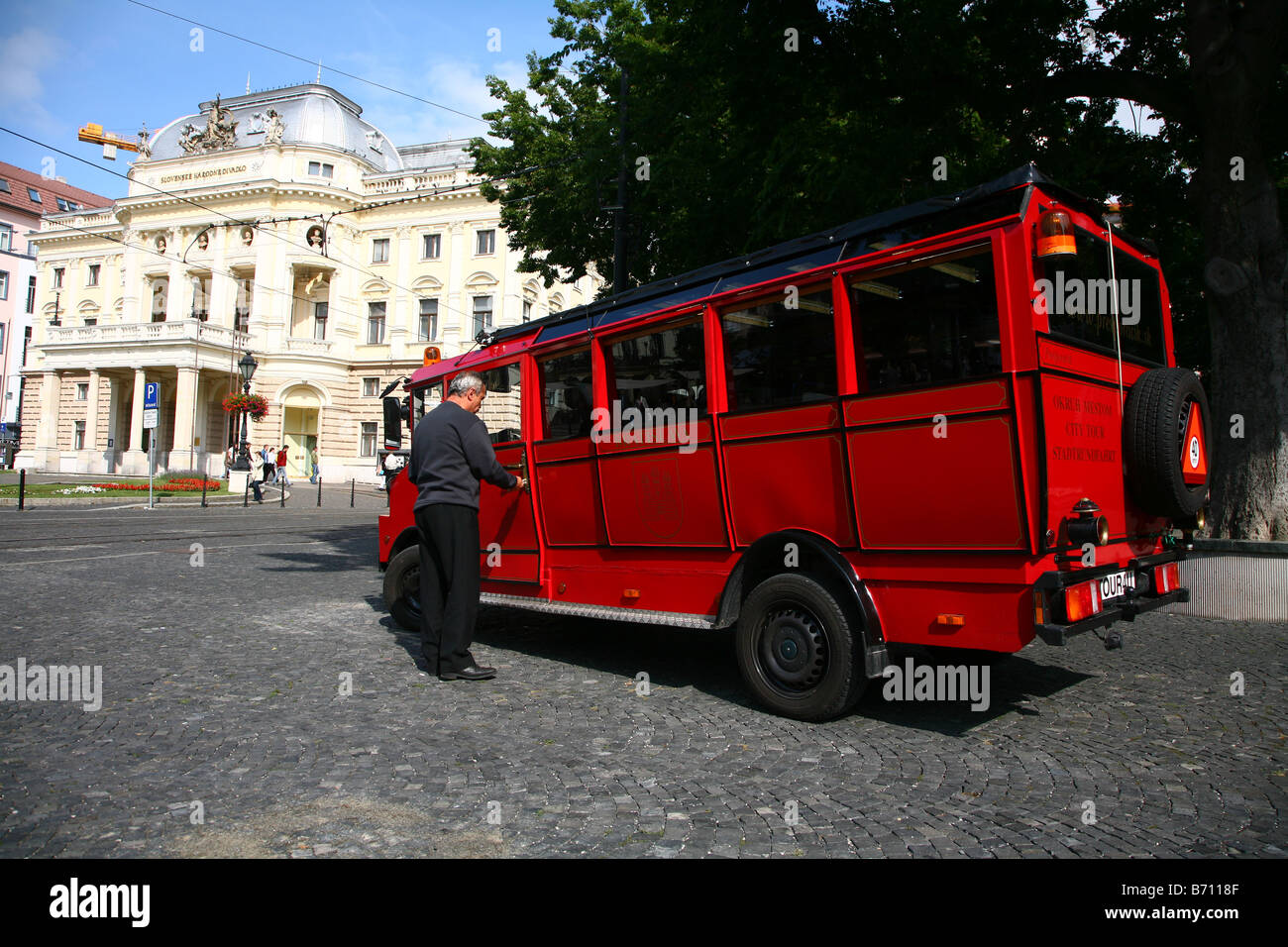 Bratislava tourist travel bus hi-res stock photography and images - Alamy