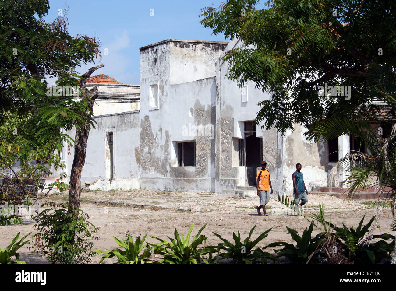 Old Portuguese Island of Ibo in the Quirimbas Peninsula in Mozambique ...