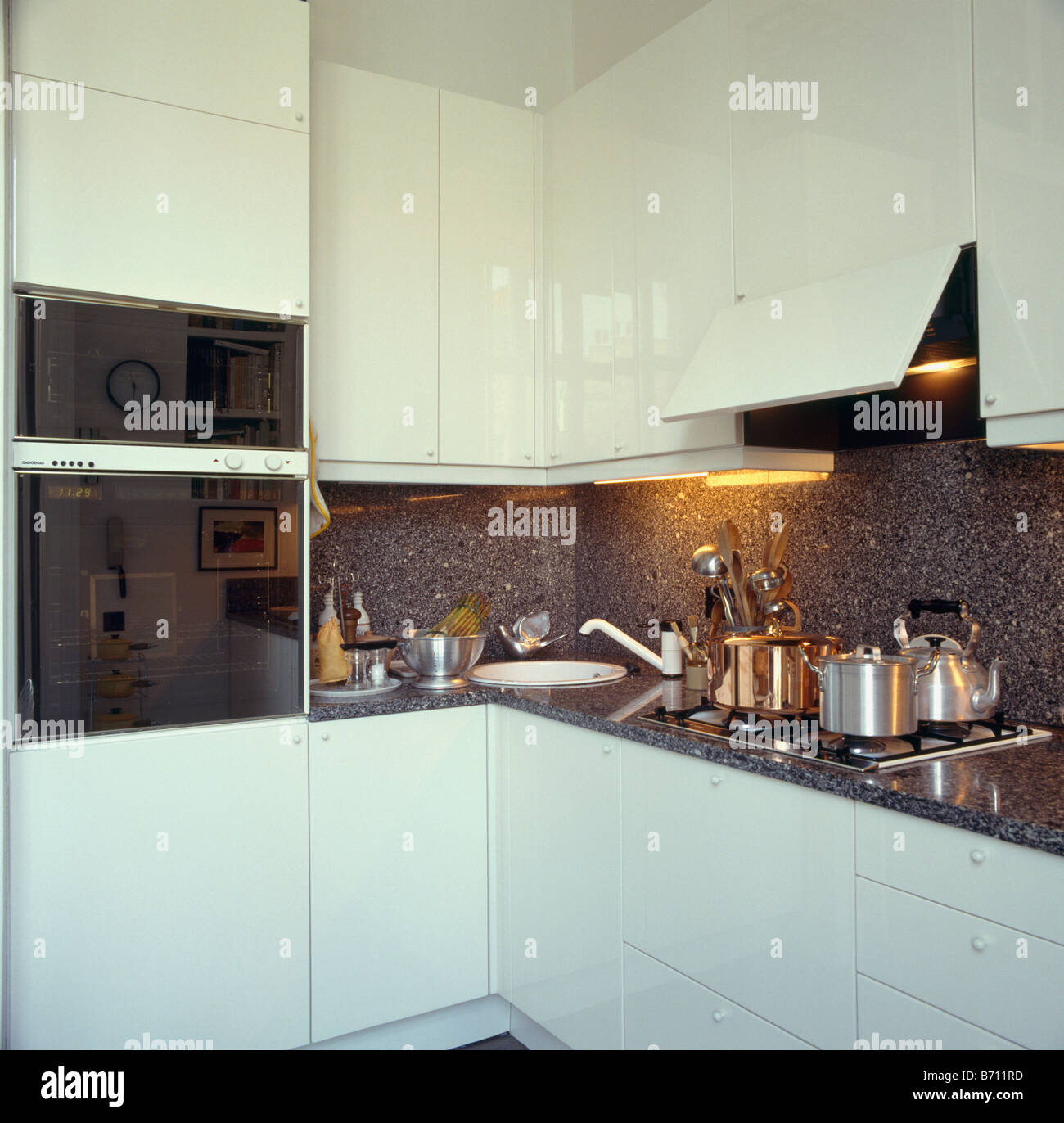 Eye level stainless steel oven in hi res stock photography and images Alamy