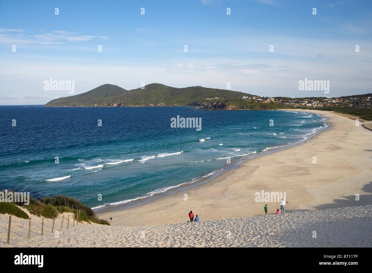 One Mile Beach Forster New South Wales Australia Stock Photo - Alamy