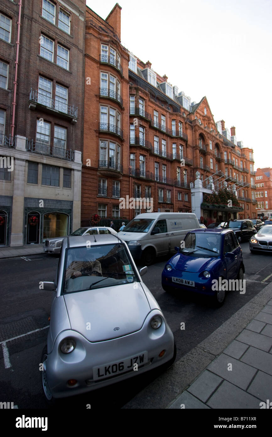 G Wiz electric car Central London Stock Photo - Alamy