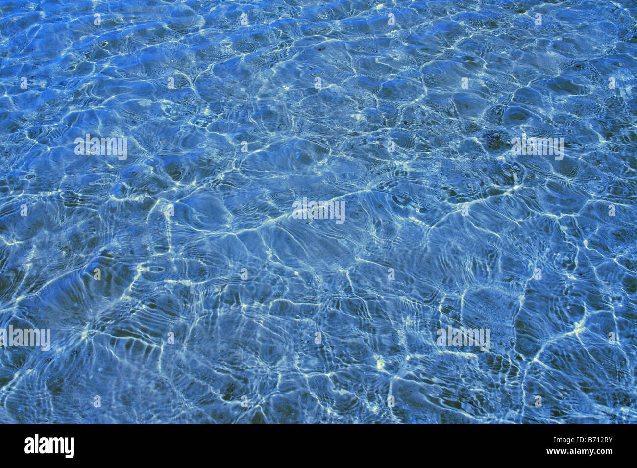 Beautiful surface of a superficial reservoir with transparent water ...