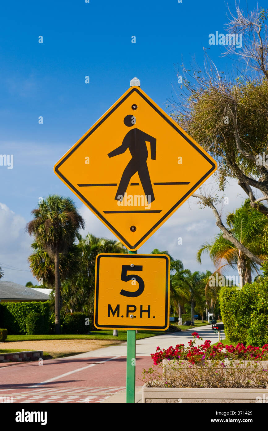 Palm beach interesting signs road hi-res stock photography and images ...