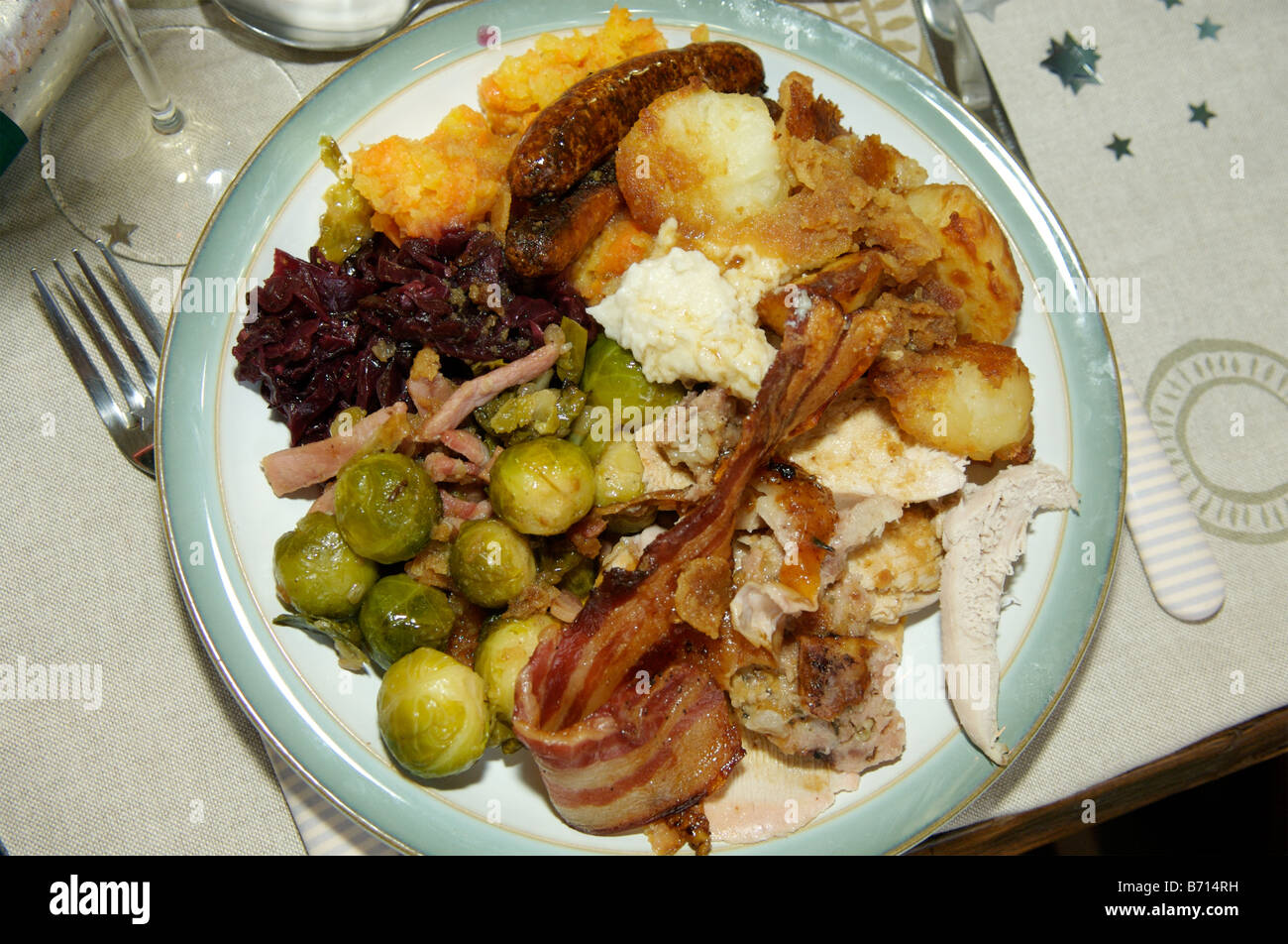 Christmas Dinner Plate