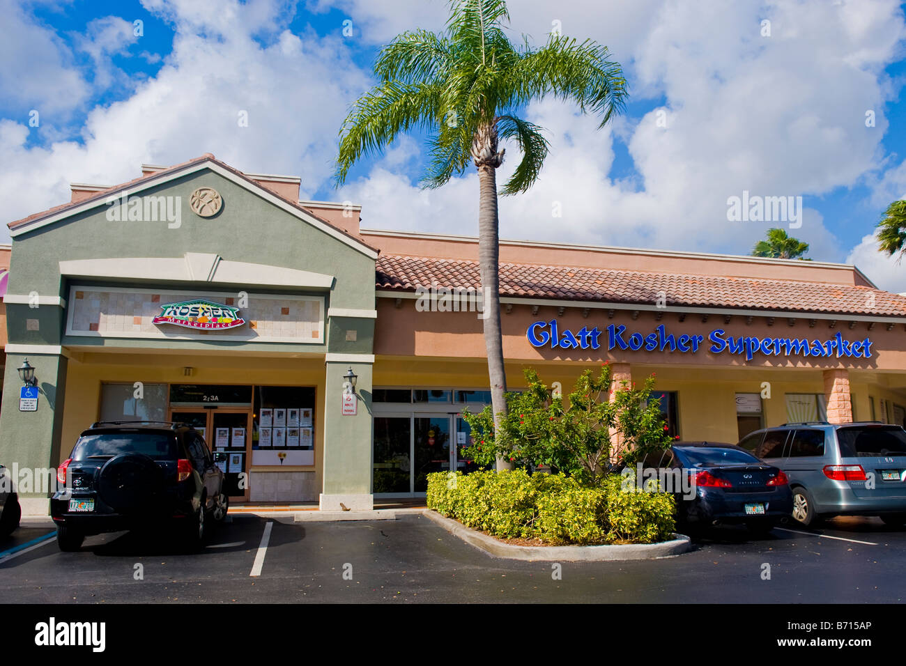 Boca Raton , Palms Plaza Strip Mall or Shopping Center , Kosher ...
