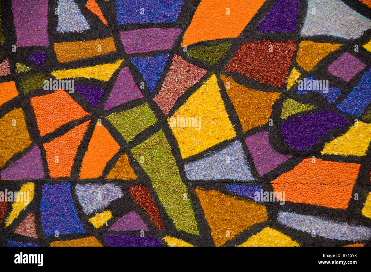 Stained Glass Background Made of Seeds Stock Photo - Alamy