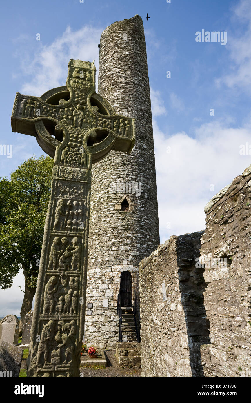 West Cross and tower. The West High Cross also known as the High Cross ...