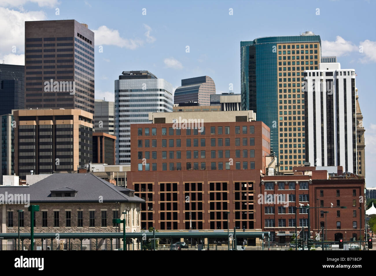 Skyscrapers in Denver Stock Photo - Alamy