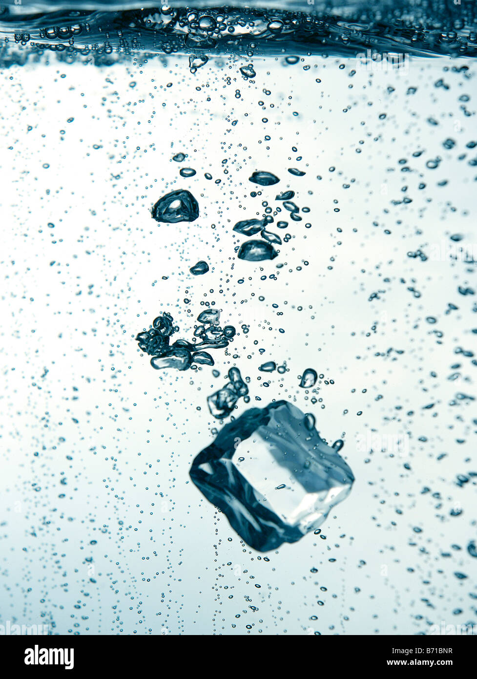 Water Ice cube Bubble Stock Photo - Alamy