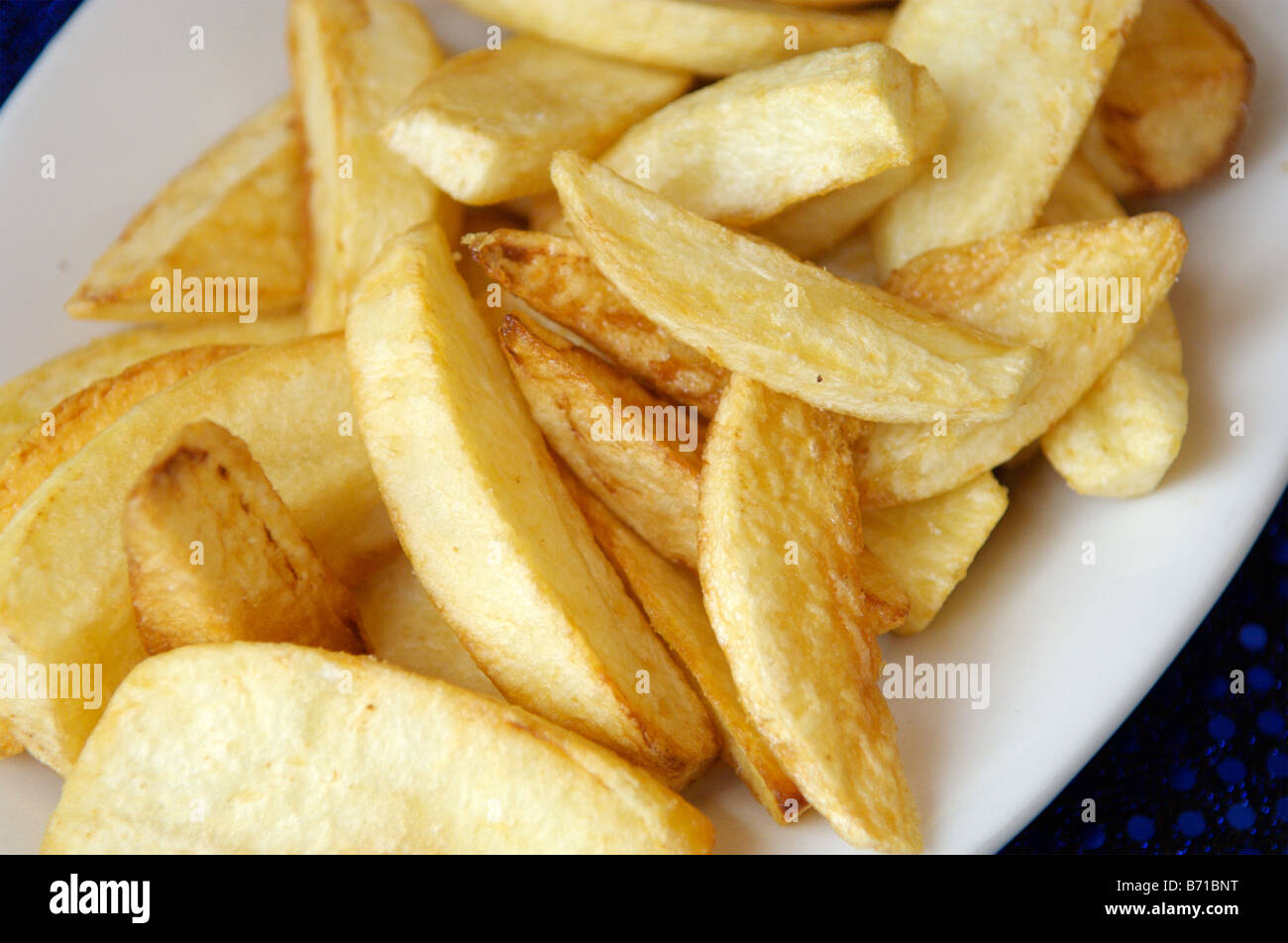 A plate of chips Stock Photo - Alamy
