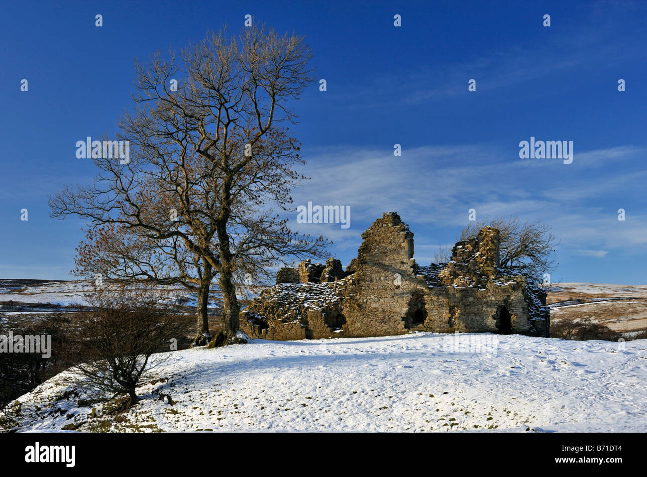 Pendragon Castle, Eden Valley, Mallerstang, Cumbria, England, United ...