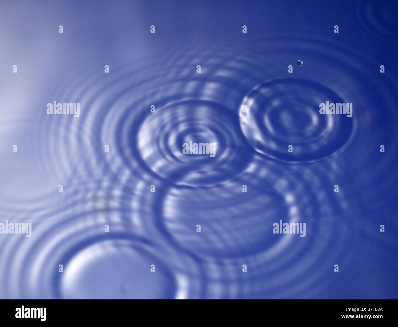 Water Ripple Raining Stock Photo - Alamy