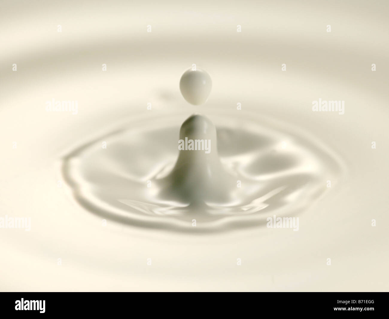 Milk Ripple Drip Stock Photo - Alamy