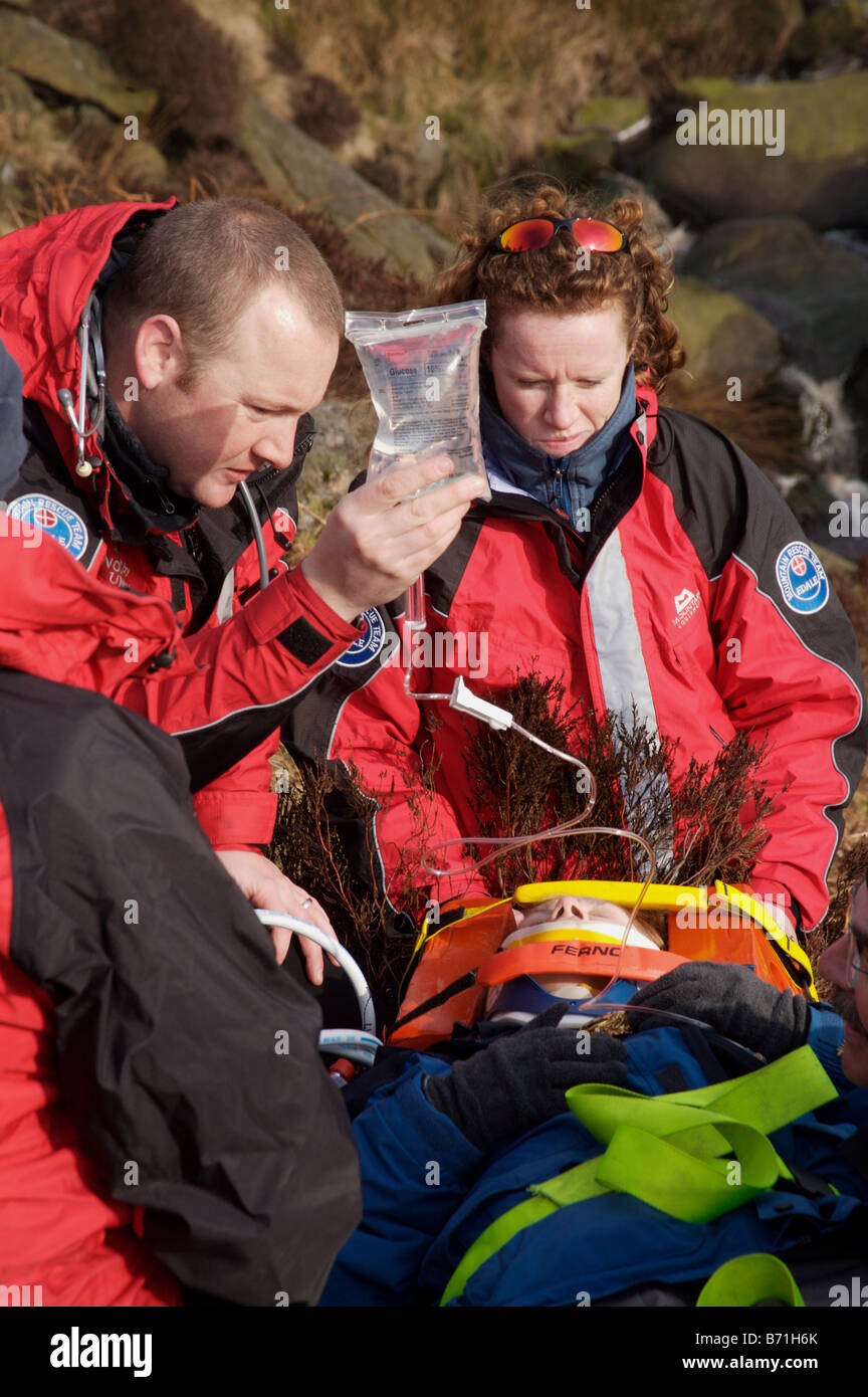 Edale Mountain Rescue Stock Photo - Alamy