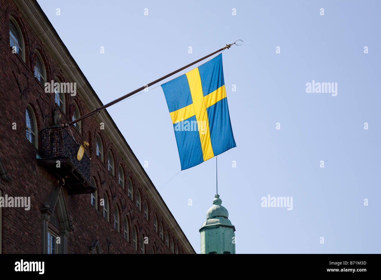Sweden summer flag stockholm hi-res stock photography and images - Alamy