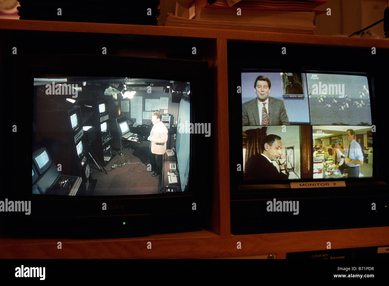 Tv weather man richard edgar hi-res stock photography and images - Alamy