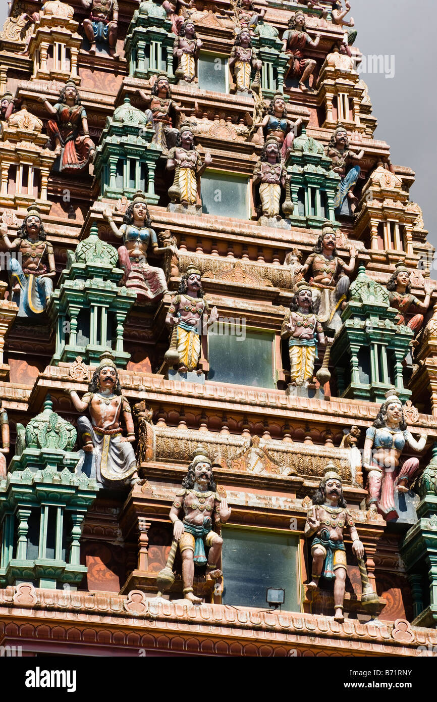 Roof detail on hindu temple hi-res stock photography and images - Alamy