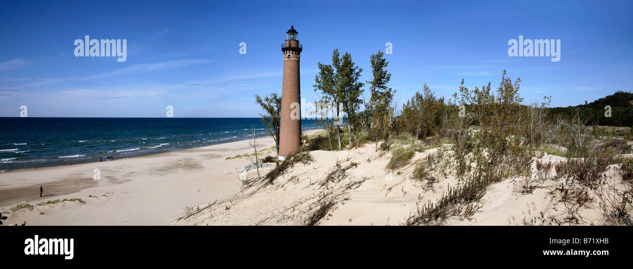The Little Sable Point Lighthouse On Lake Michigan, Michigan's Lower ...