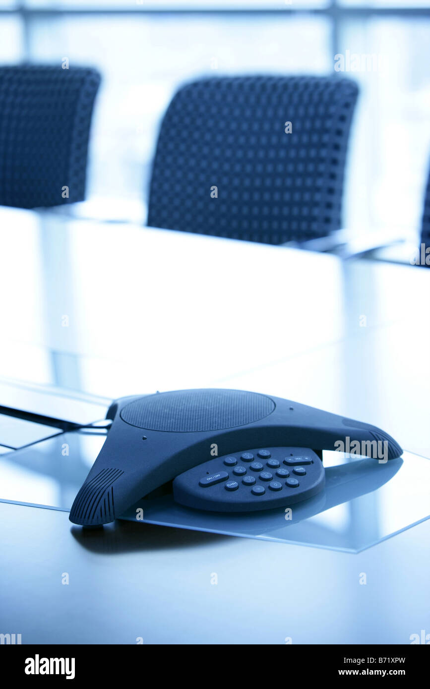 Meeting room Table Chair Keyboard Stock Photo - Alamy