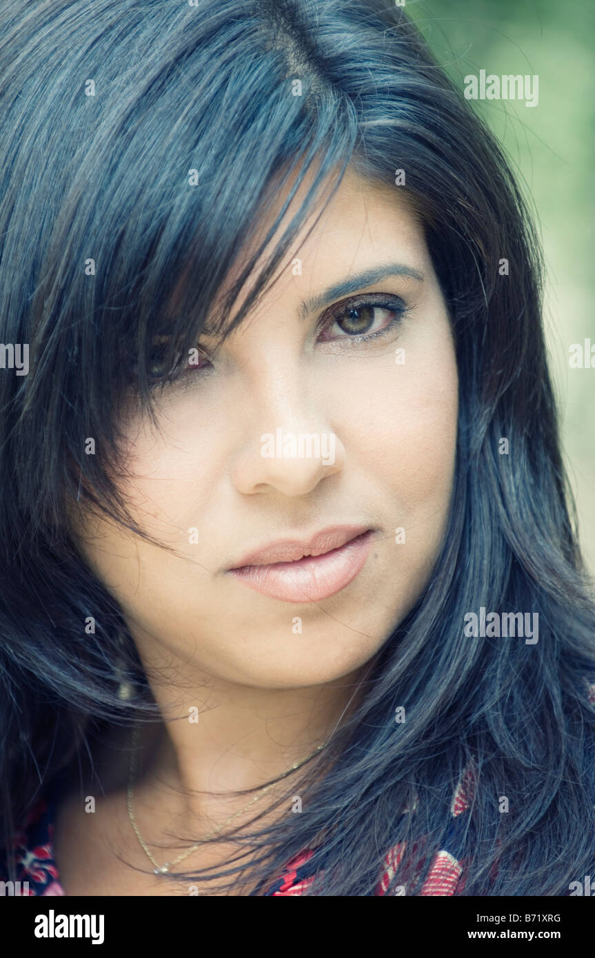 Close up serious attractive arab hi-res stock photography and images ...