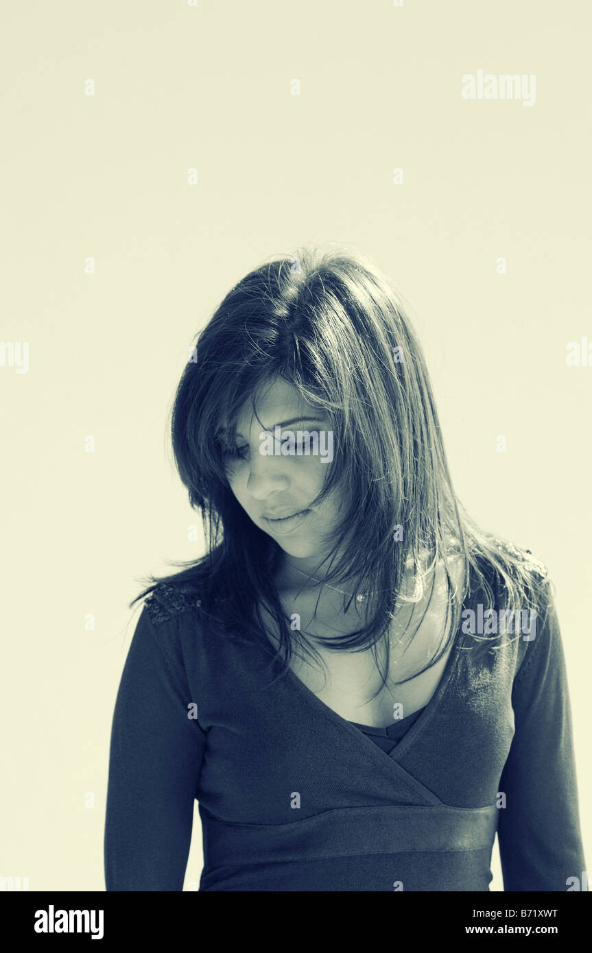 Woman lost in thought hi-res stock photography and images - Alamy