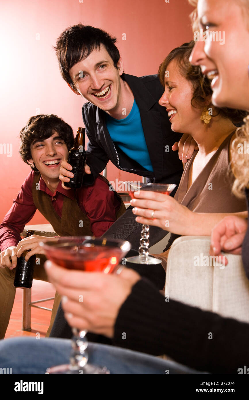 Woman having a good time socializing hi-res stock photography and ...
