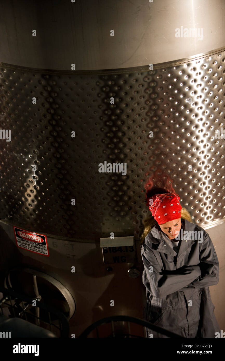 Woman tanks up hi-res stock photography and images - Alamy