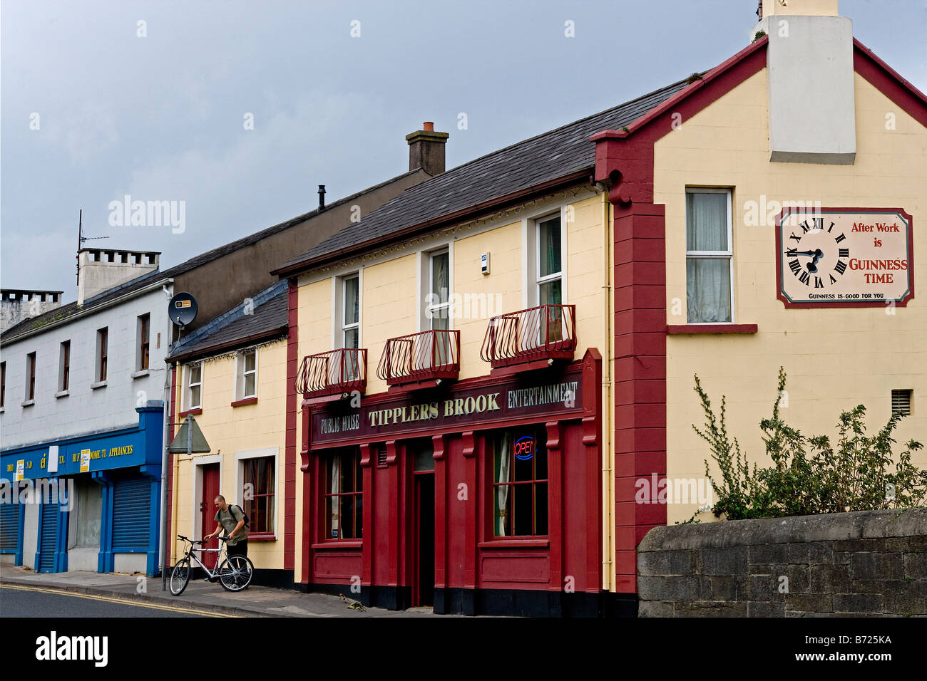 Northern Ireland Enniskillen The Brook typical buildings County ...