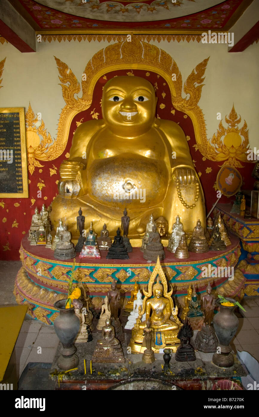 Fat gold buddha statue hi-res stock photography and images - Alamy