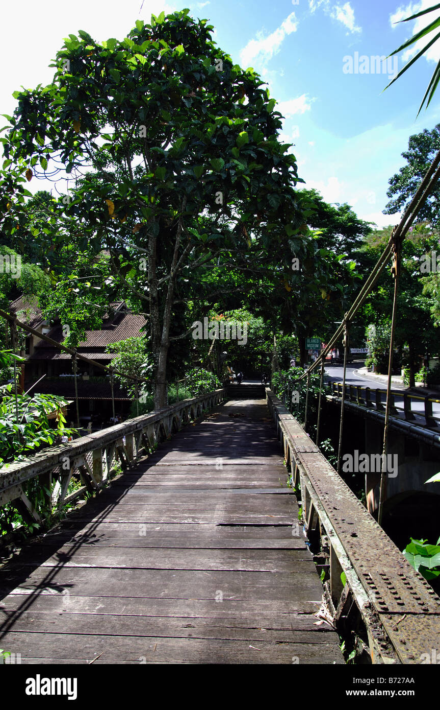 Old Wooden Wooden Bridge Stock Photo - Alamy