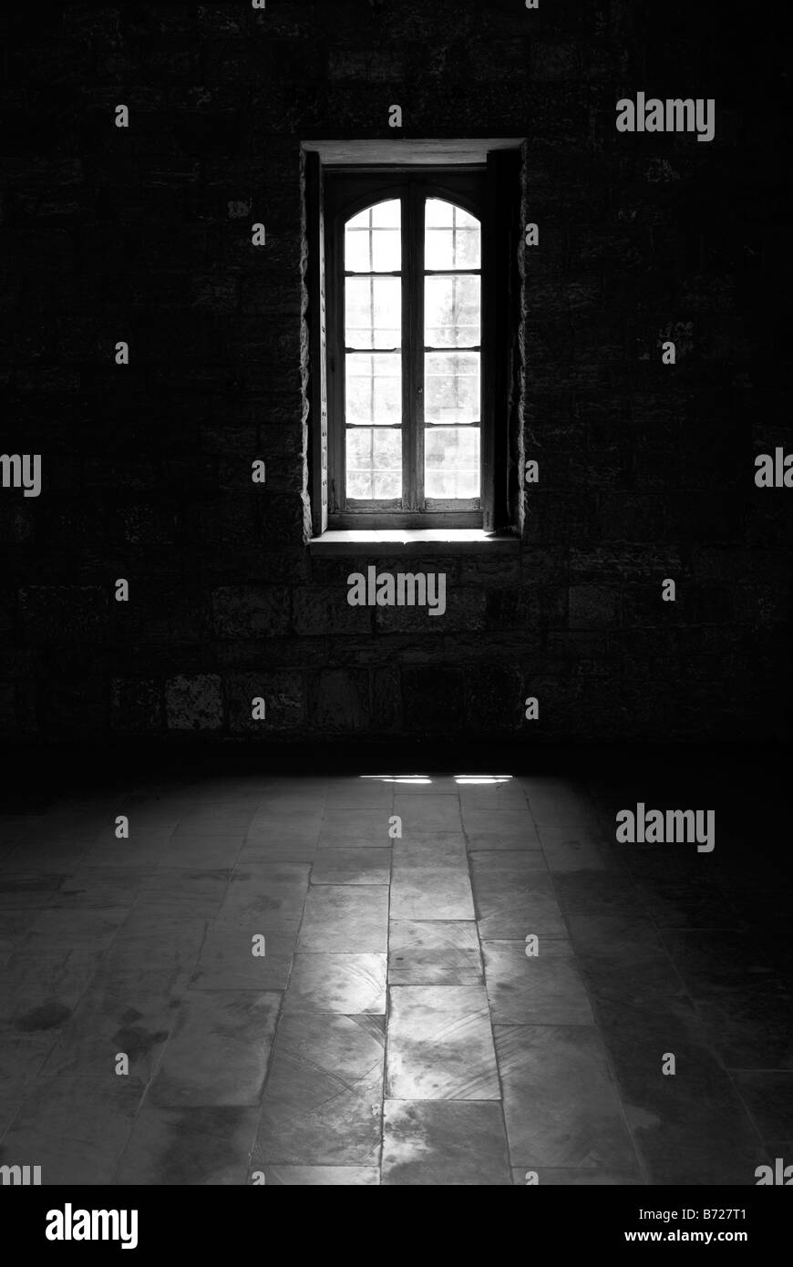 Window in a room Black and White Stock Photos & Images - Alamy