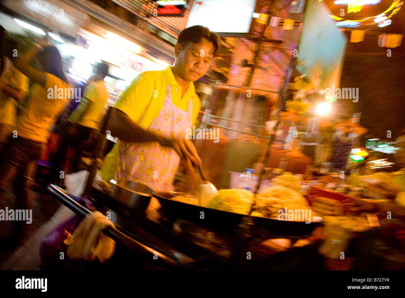 Streetside market food, Bangkok thailand Stock Photo - Alamy