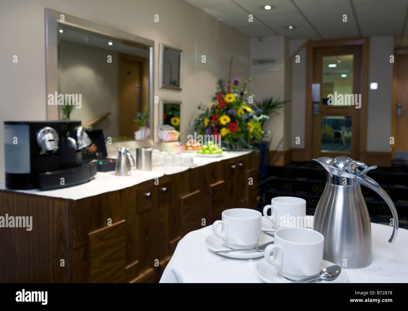 Corporate coffee area Stock Photo - Alamy