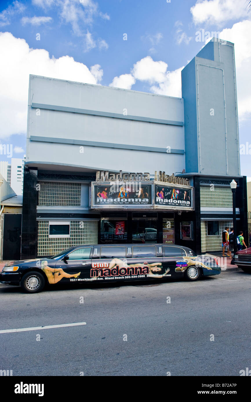 Miami , Art Deco , The Club Madonna , " South Florida's premiere Adult ...