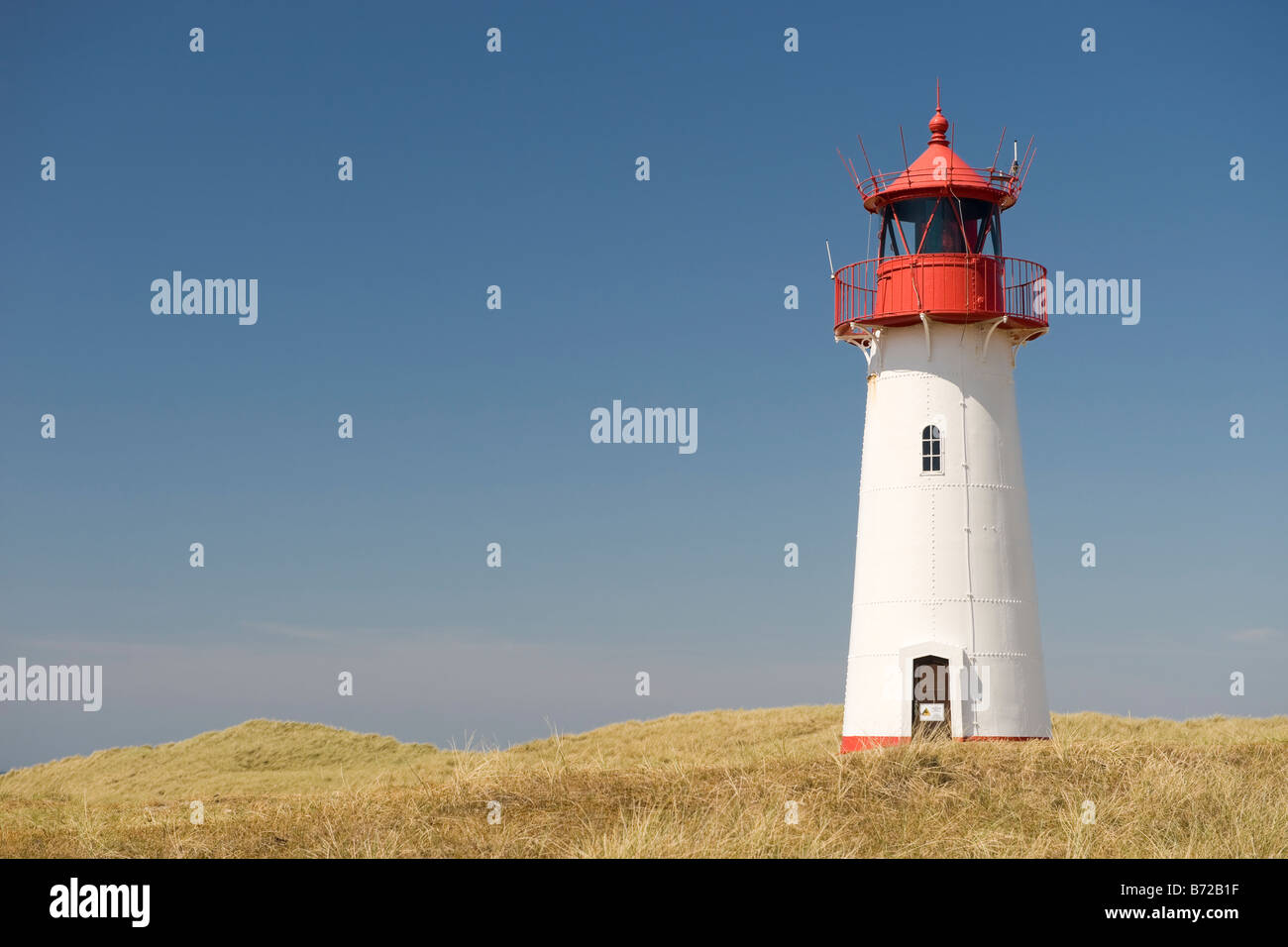 Small lighthouse on the island sylt germany Stock Photo - Alamy