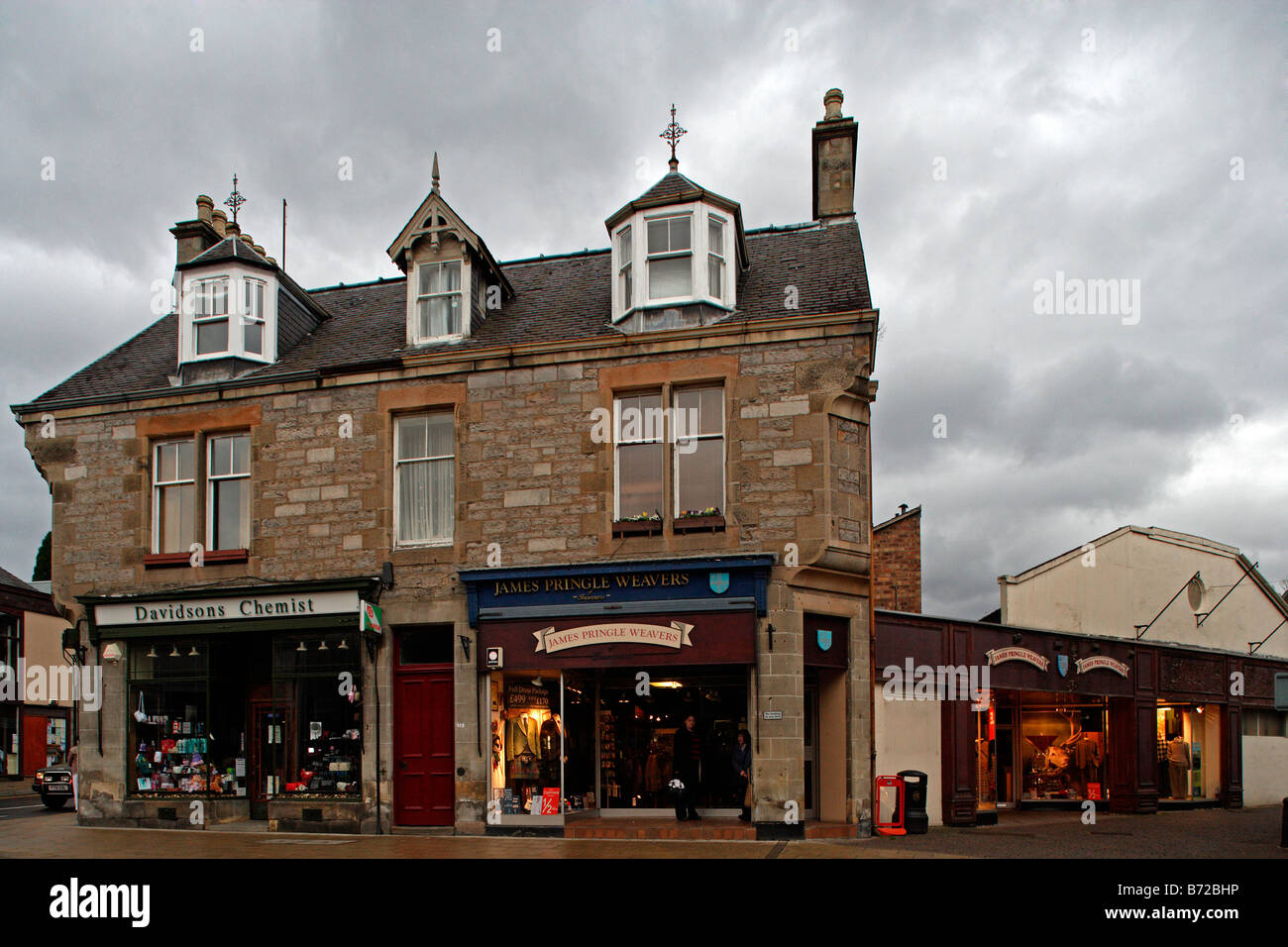 Pitlochry town in Tummel Valley fashonable Spa town in 19th century ...