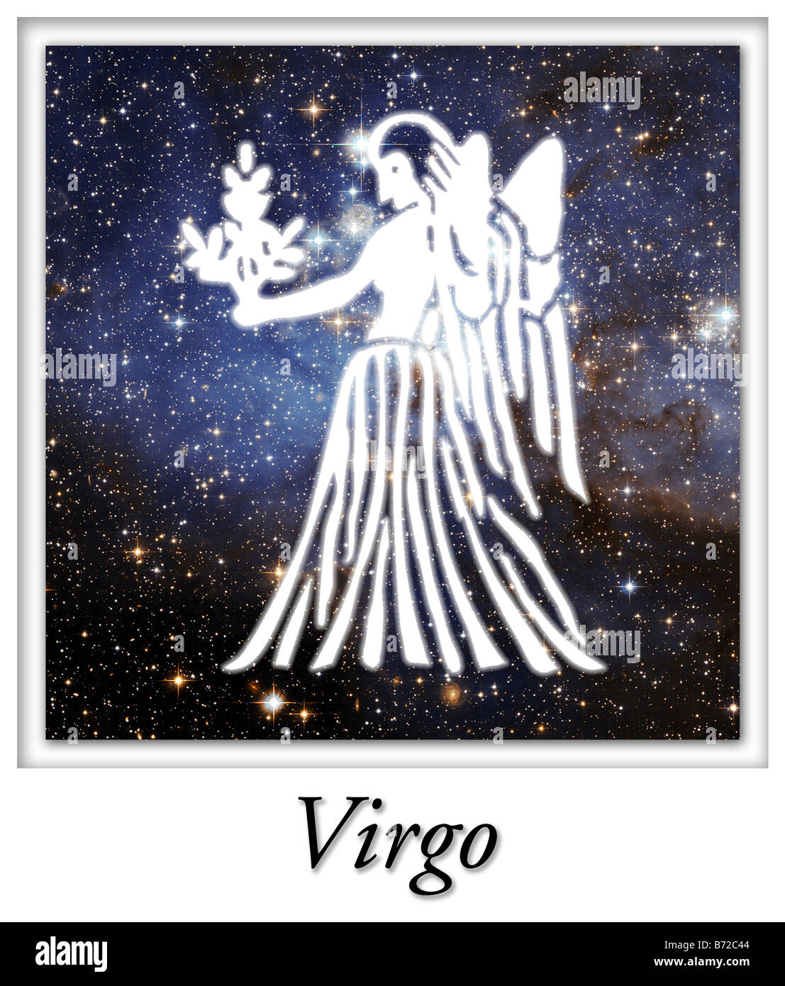 Virgo Astrological Astrology Horoscope Birth Sign Stock Photo - Alamy