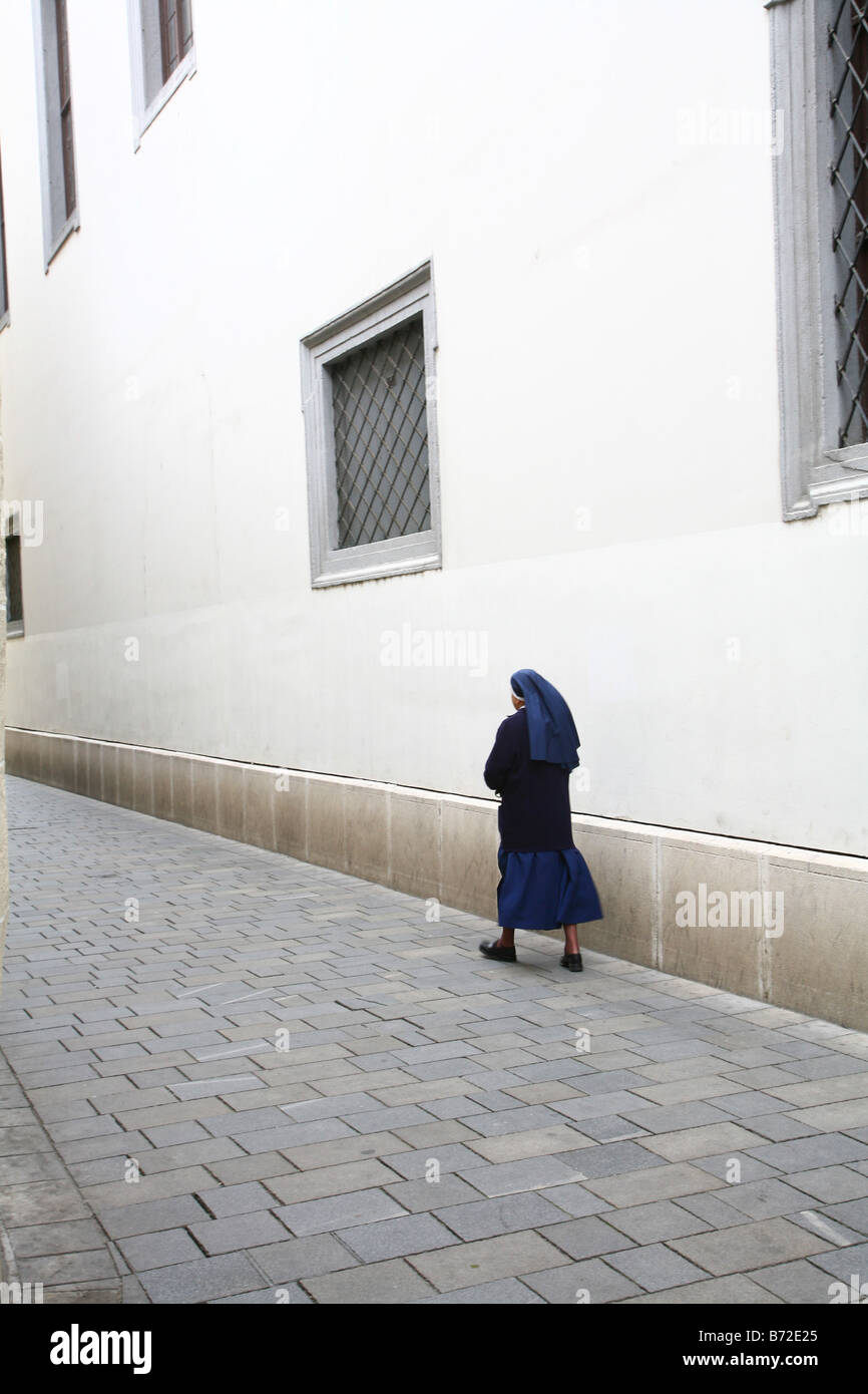 Nun Walking High Resolution Stock Photography and Images - Alamy