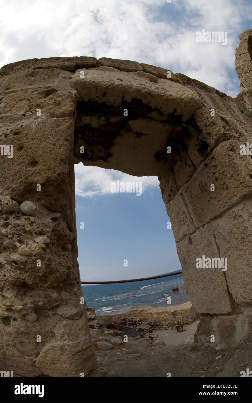 Stone window Byblos Lebanon Middle East Stock Photo - Alamy