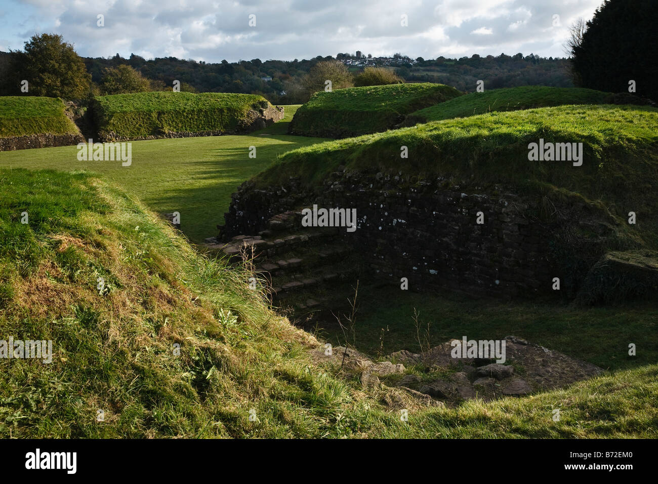Caerleon amphitheatre hi-res stock photography and images - Alamy