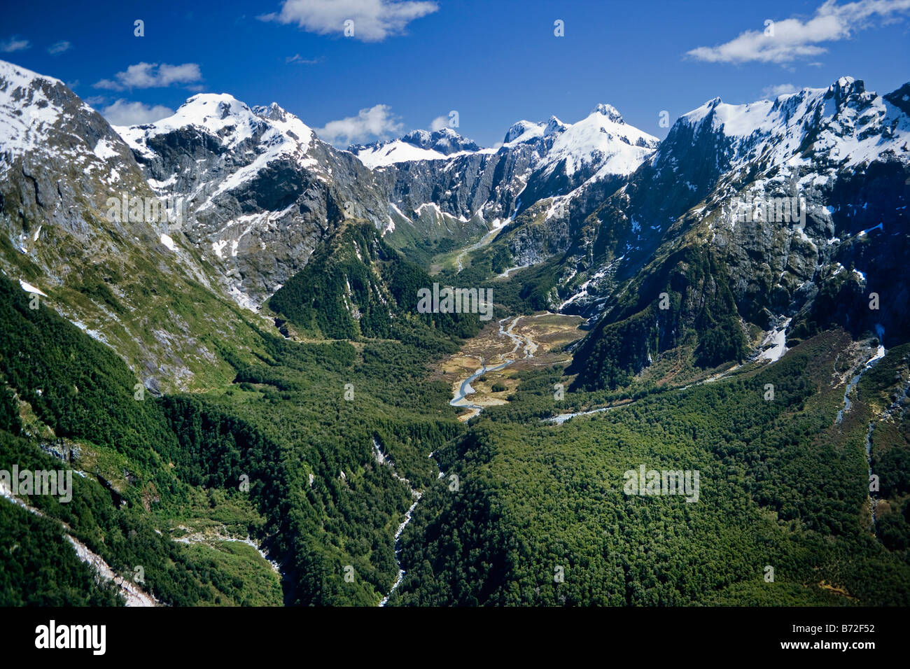 New Zealand, South Island, Fiordland National Park, Milford Sound ...