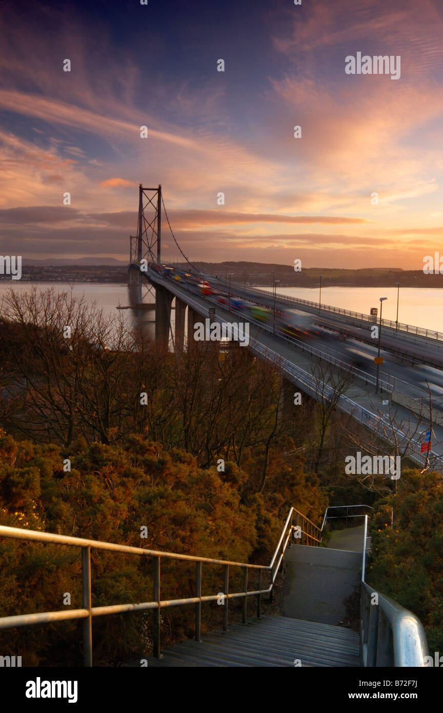 Forth road bridge cars hi-res stock photography and images - Alamy